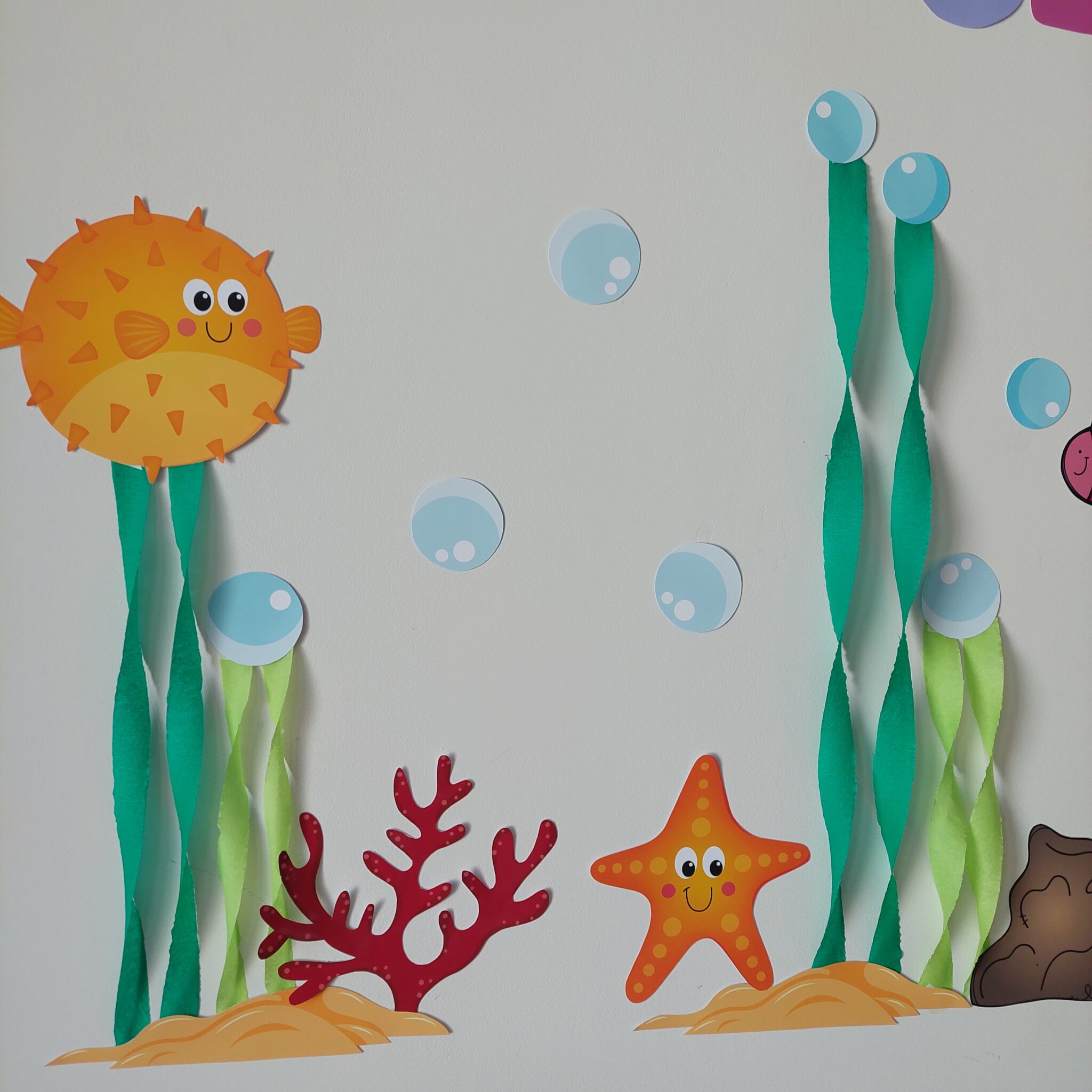 Painel Volta às Aulas Fundo do Mar – Prof com Amor – Professora e ...